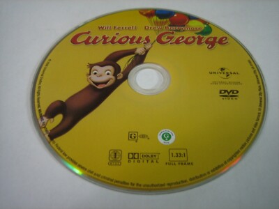 Curious George (DVD, 2006, Full Frame) - Disc Only!!! 25192616020| eBay