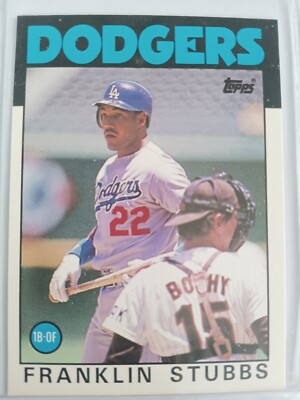 FRANKLIN STUBBS DODGERS 1986 TOPPS TRADED BASEBALL CARD #105T | eBay