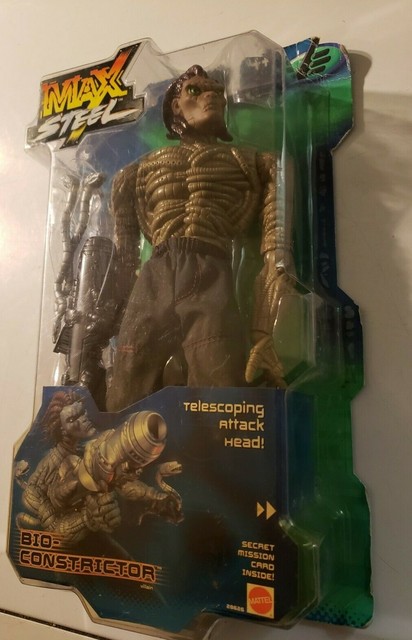 Max Steel Bio Constrictor 12 Inch Action Figure 2000 Mattel A98 for ...