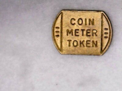 Vintage Coin Meter Token | eBay