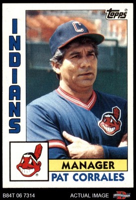 1984 Topps #141 Pat Corrales Indians MANAGER 8 - NM/MT | eBay