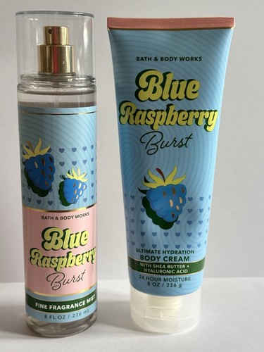 Bath And Body Works Blue Raspberry Burst Body Lotion& Mist | eBay