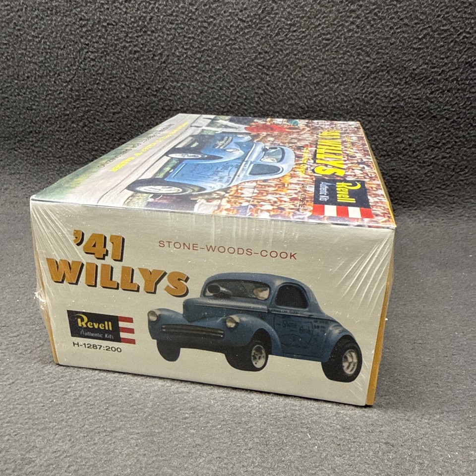 Revell '41 Willys Competition Coupe Model 1/25 Kit Stone Woods Cook ...