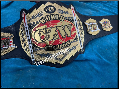 CZW WORLD HEAVYWEIGHT WRESTLING CHAMPIONSHIP BELT ADULT SIZE | eBay