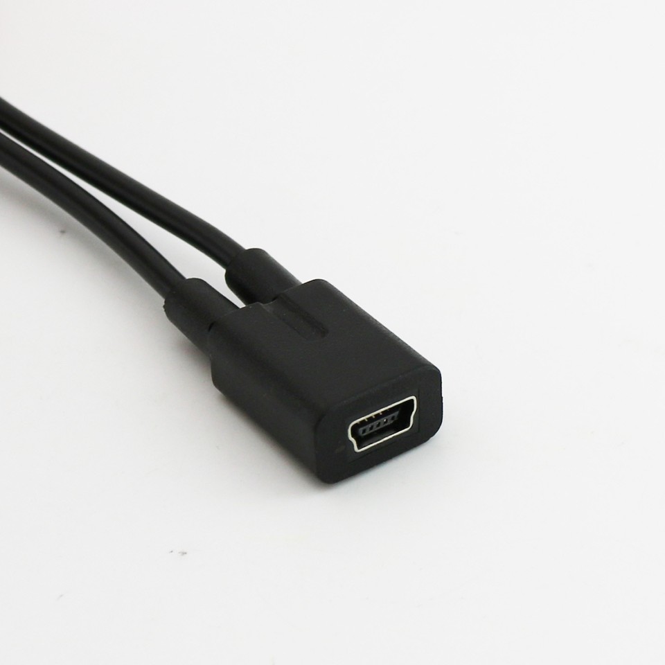 Mini USB 5 Pin Female to Micro 5 Pin Angled & Mini 5 Pin Male Y ...