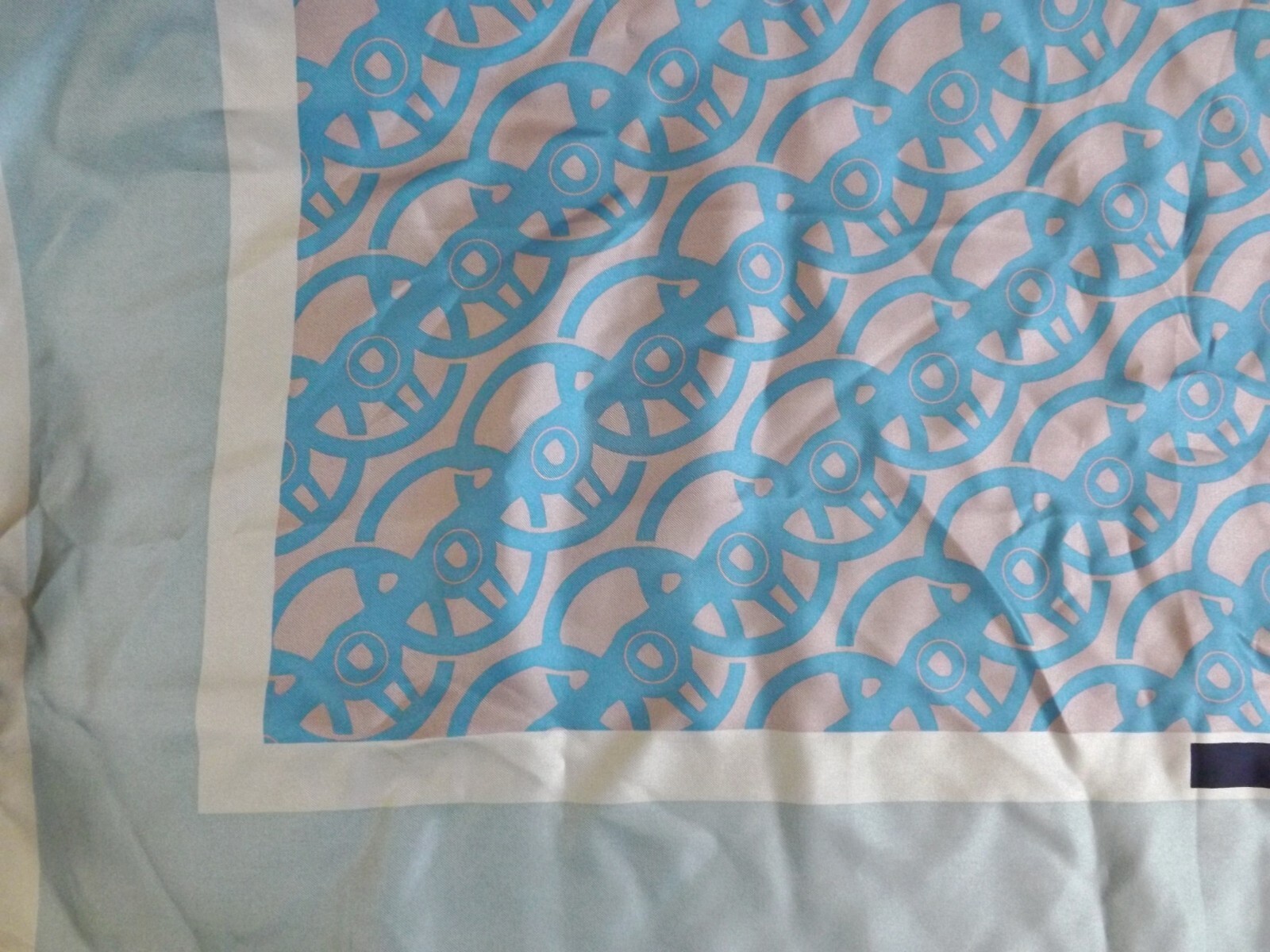 Porsche Silk Scarf Taycan Mint Condition + Tags 34" X… - Gem