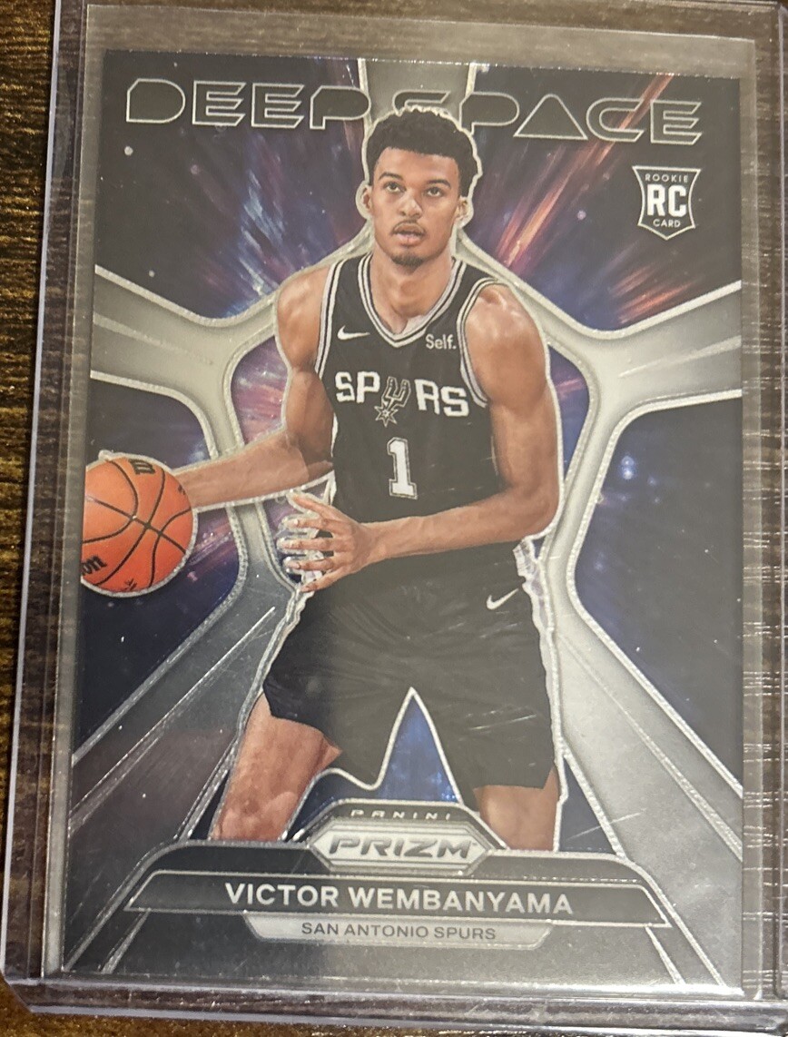 2023-24 Prizm Victor Wembanyama Deep Space Rookie Card RC #1 Spurs ...