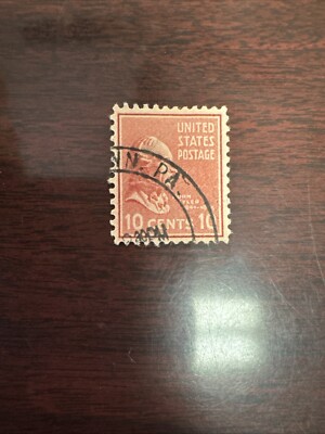1938 VERY RARE US 10c STAMP JOHN TYLER | eBay