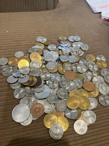 Lot Pachinko Token Game Coin Metal Gaming Tokens Machine Slot Arcade 3 ...