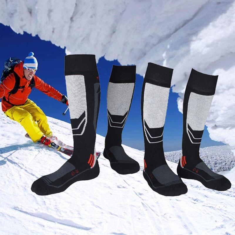12 PAIRS MEN THERMAL PADDED SKI-SOCKS HIGH PERFORMANCE LONG LENGTH ...