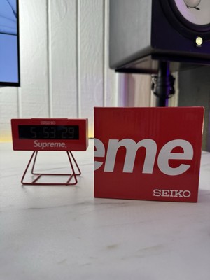 Supreme Accessories Seiko Marathon Clock Alarm | eBay