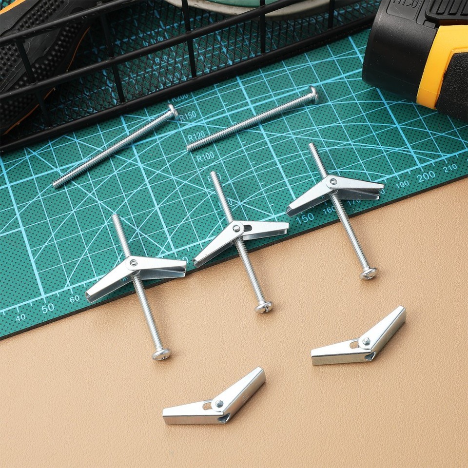 20 Sets Toggle Bolts for Drywall Metal Anchors and Screws Butterfly ...