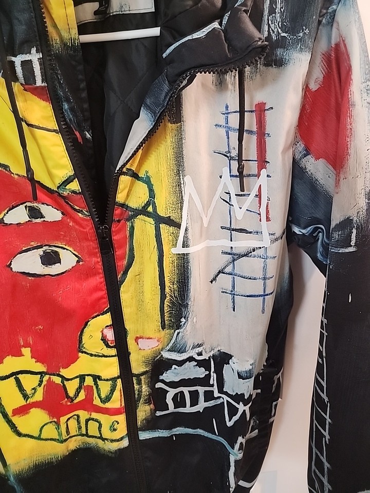 Members Only Jean-Michel Basquiat Art Deco Jacket Men’s Size Large L ...