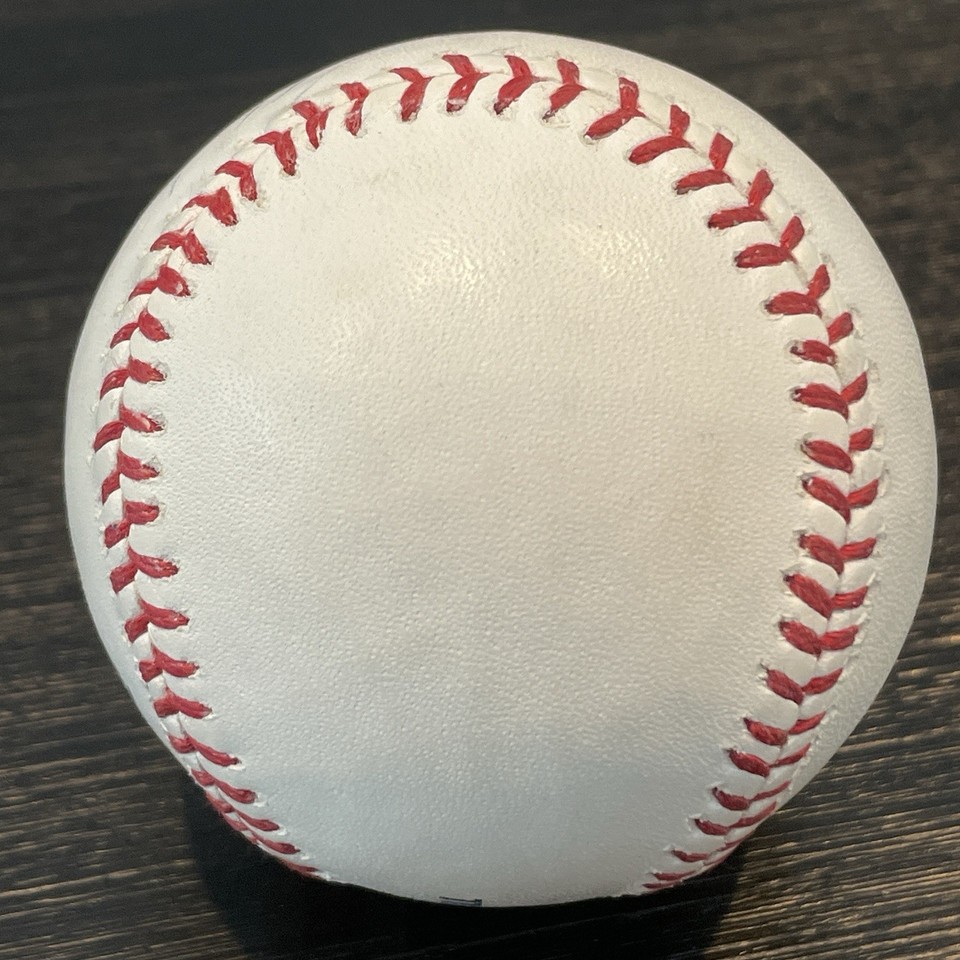 Authentic Pepper Johnson NY Giants Signed Autographed Auto Baseball MLB ...