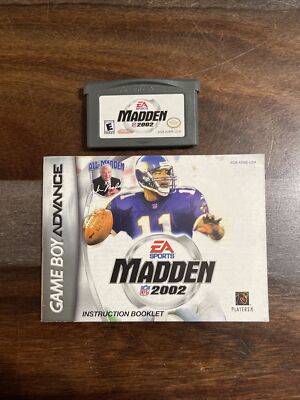 Madden NFL 2002 - Game Boy Advance GBA Game 14633144284| eBay