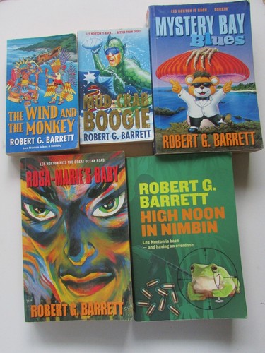 5 Robert G. Barrett Books - Les Norton - Mud Crab Boogie, Mystery Bay ...