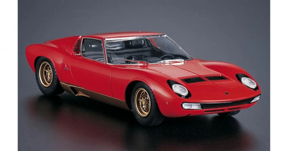 Hasegawa 1/24 Lamborghini Miura P400 1968 ACP GP Limited Plastic Model ...