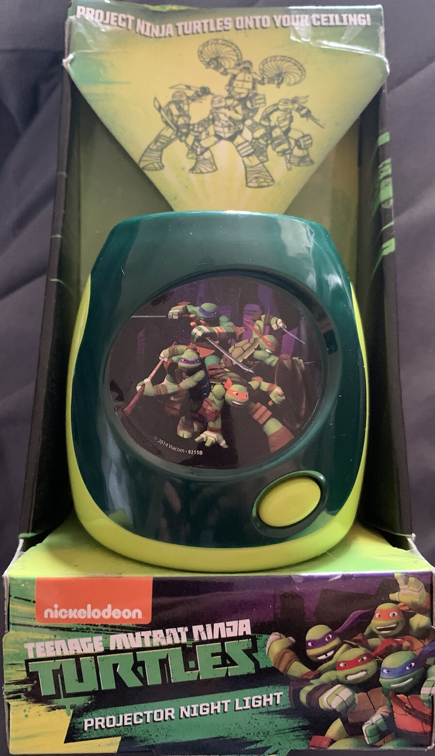 TEENAGE MUTANT NINJA TURTLES Projector Night Light - Nickelodeon - New ...