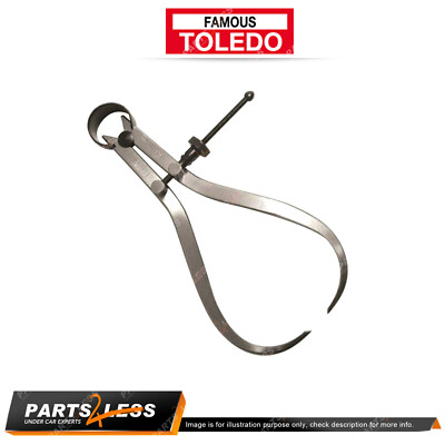 Toledo Outside Spring Caliper - Stainless Steel - Solid Nut 150mm ...