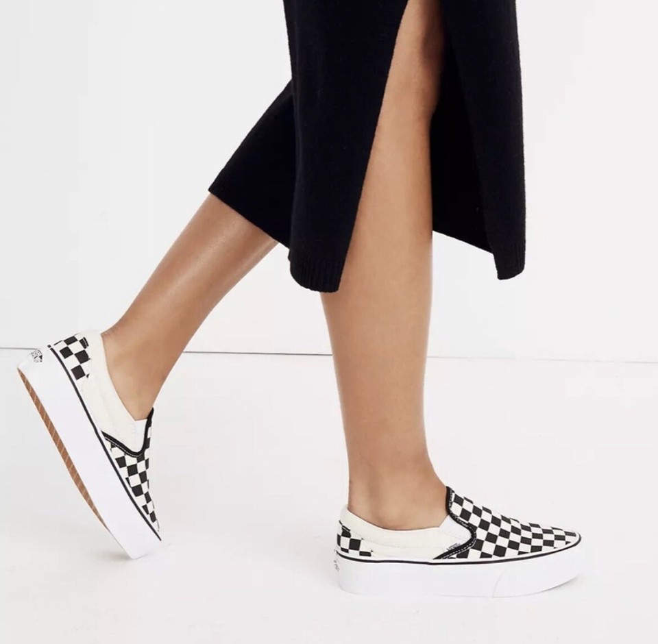 Vans Classic Slip on Stackform Women's SIZE 34mm platform sneaker ...