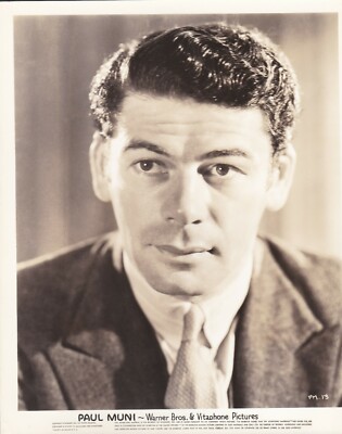 PAUL MUNI Original Vintage 1939 Press Photo 8 x 10" | eBay