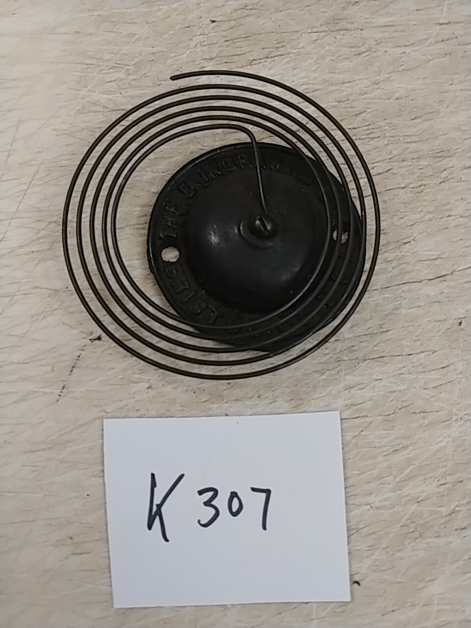 INGRAHAM MANTLE CLOCK COIL STRIKE GONG FROM 30 HOUR MOVEMENT | eBay