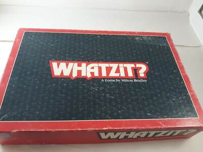 Milton Bradley WHATZIT? Board Game Of Fractured Phrases 1987 COMPLETE ...