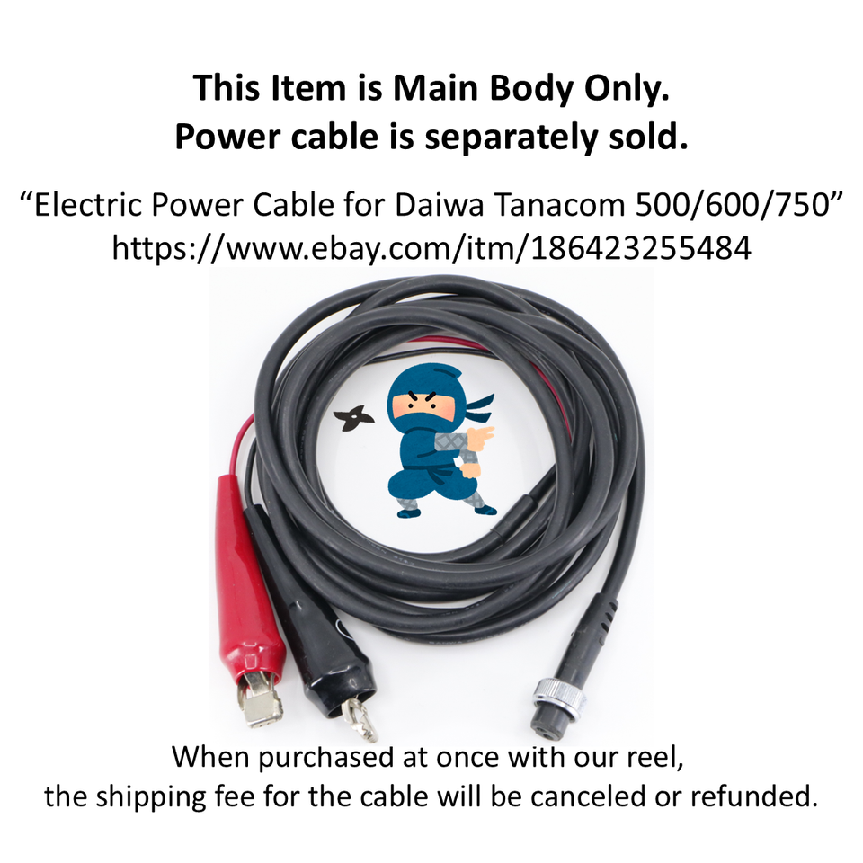 Daiwa SUPER TANACOM X 500CP w/ PDF Manual Auto Jigging Electric Reel *Body Only* | eBay