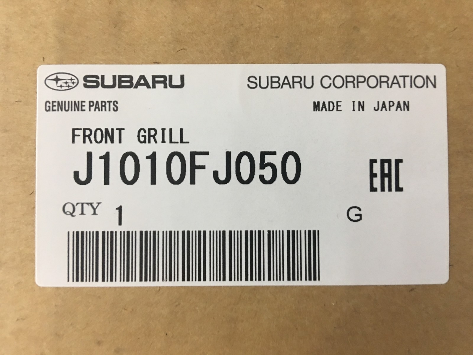 2016 2017 Genuine Subaru OEM Chrome Front Mesh Grille XV Crosstrek ...