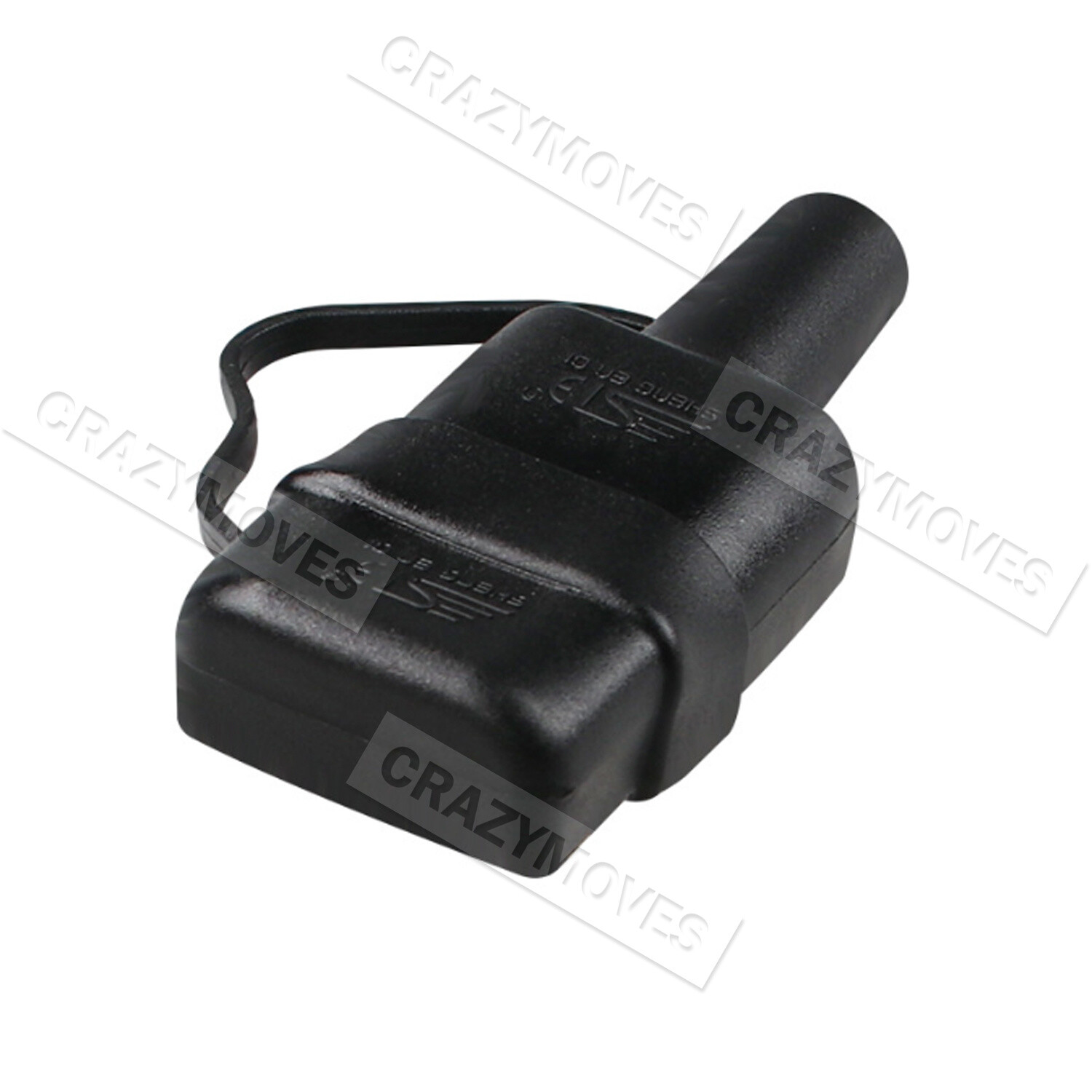 4x Waterproof 50A Anderson Plug Dust Cable Sheath Cover Black With Cap ...