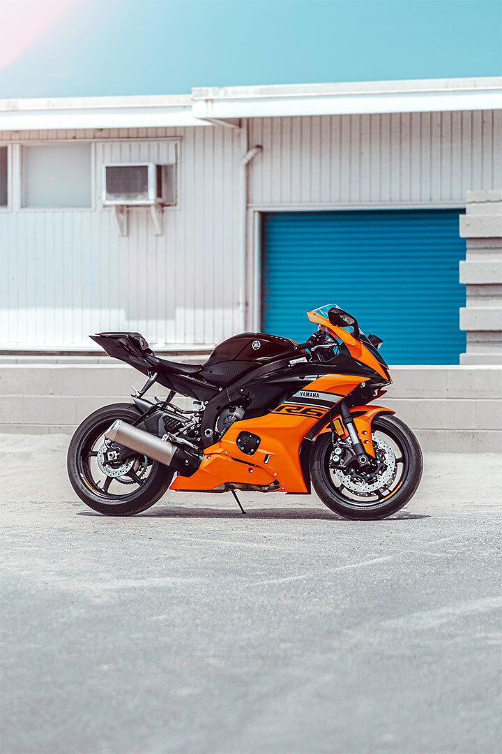 Yamaha R6 Orange