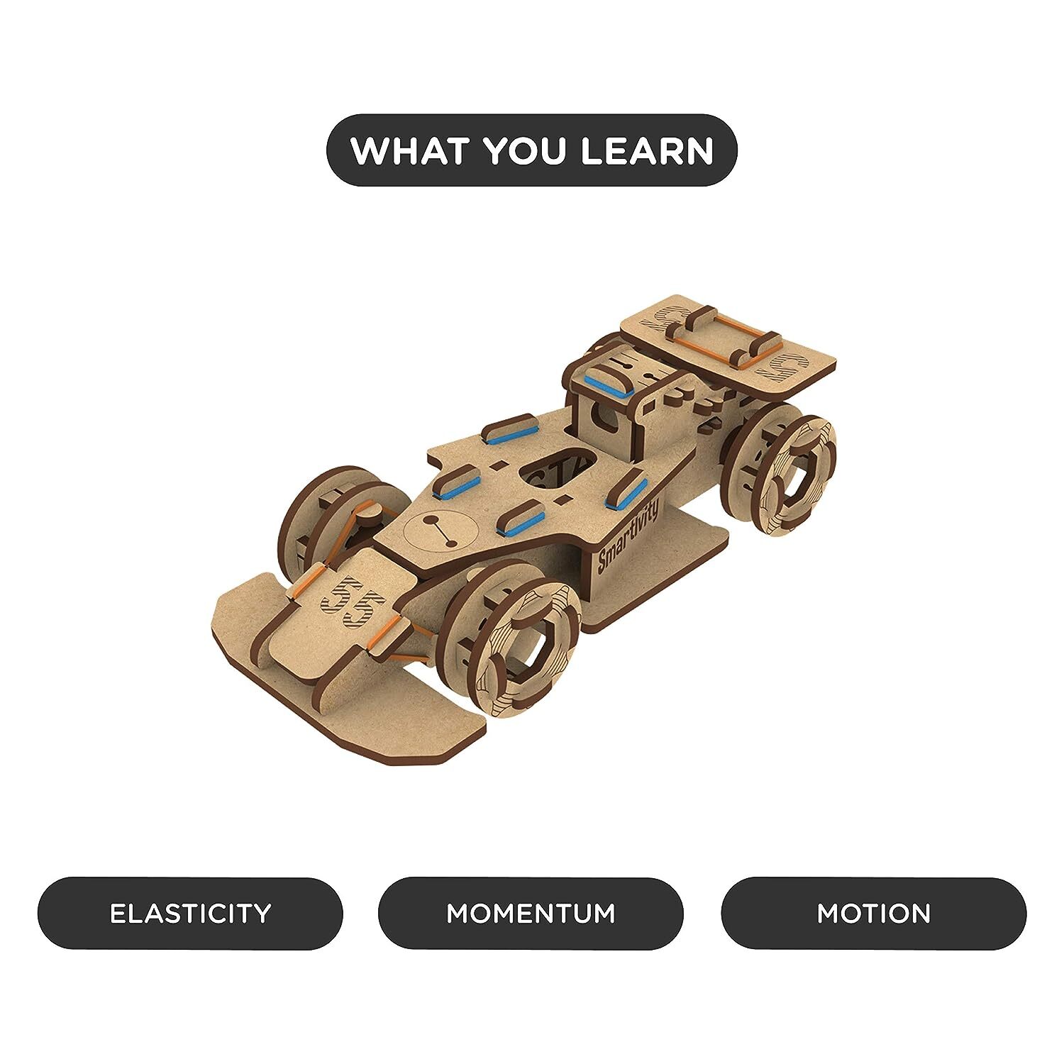 Smartivity Speedster DIY Fun Car Toy | STEM Educational, Birthday Gifts ...