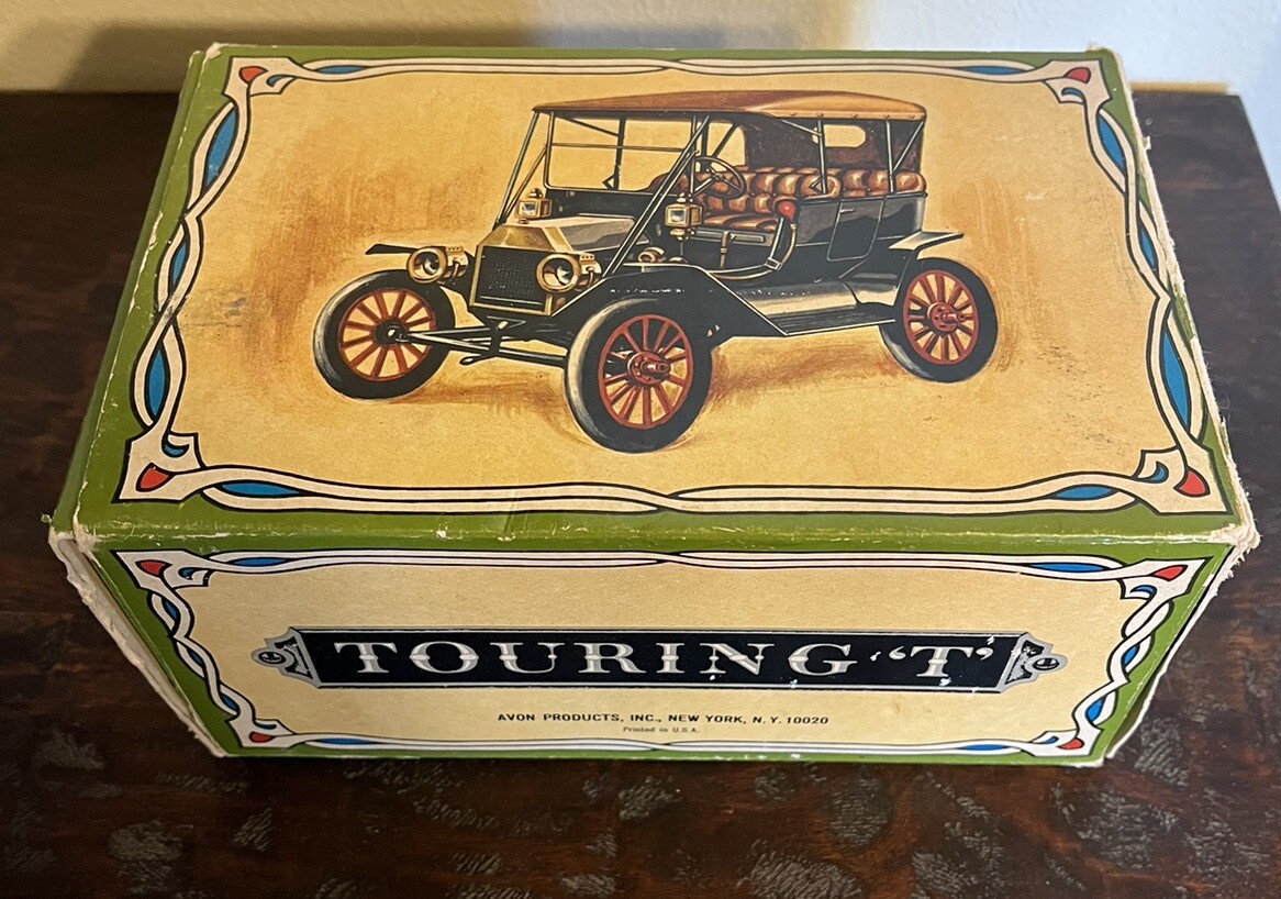 Vintage Avon Touring T Car Excalibur Model T Aftershave 6 oz Full | eBay