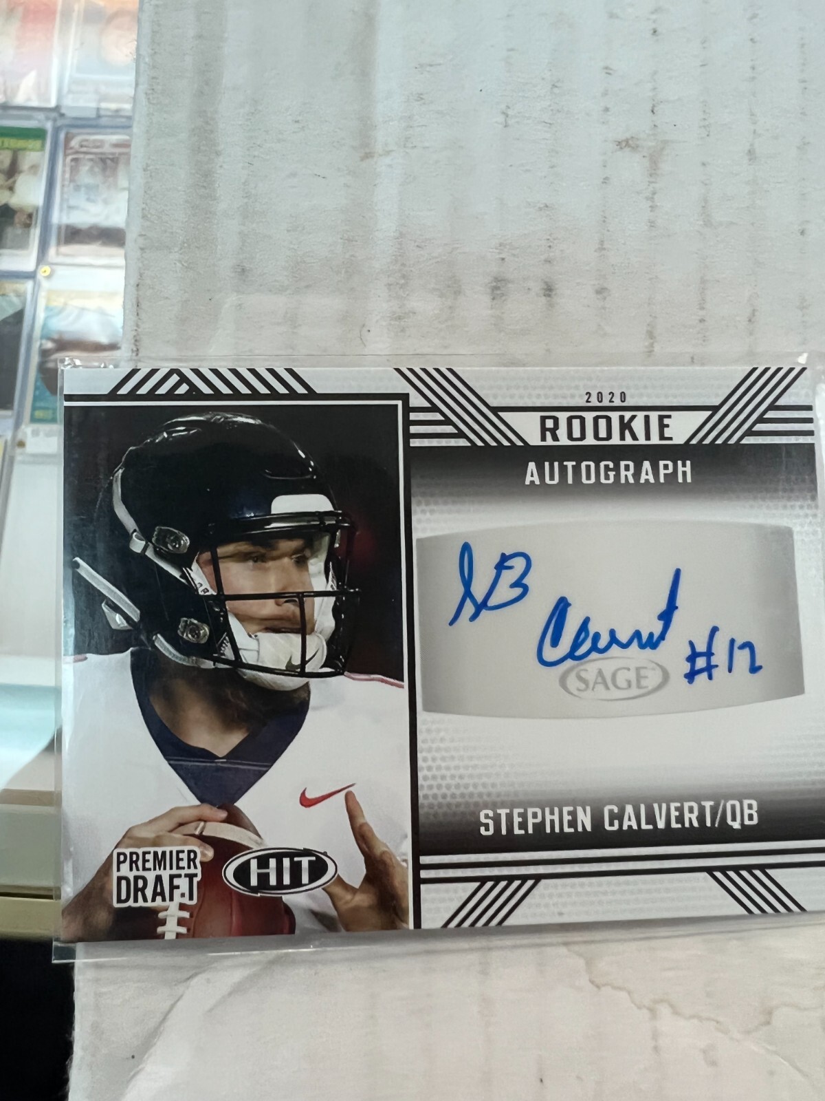 Stephen Calvert 2020 Premier Draft HIT Rookie Auto Card #A93 | eBay