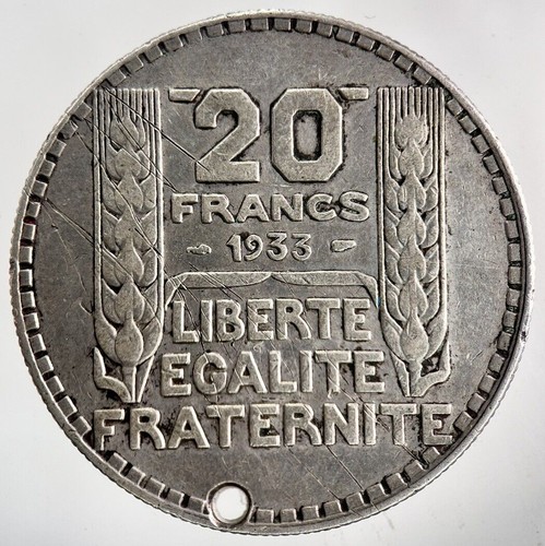 1933 France 20 Francs Silver Coin | Very High Grade | eBay