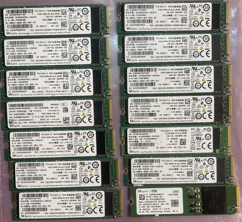 LOT OF 14 Mixed Models SK hynix PC601 256GB NVMe SATA SSD HFS256GD9TNG ...