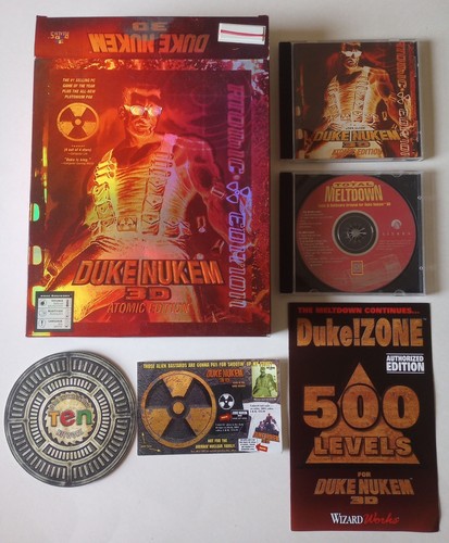 Duke Nukem 3D Atomic Edition Big Box PC w/ Extras See Pics | eBay