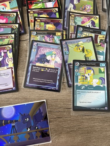 My Little Pony CCG Lot of Over 200 Cards With Foil Stickers Pinkie Pie ...