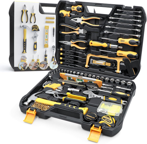 Home Tool Kit 199 Piece Basic Household Auto Repair Tool Set Car Toolbox General 313110478400| eBay