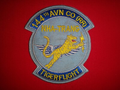 Vietnam Guerre Patch États-unis 144th Aviation Compagnie (RR) Tigre Vol ...