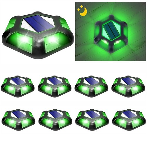 8x Solar Driveway Lights Deck Pathway Lights Solar Dock LED Light ...