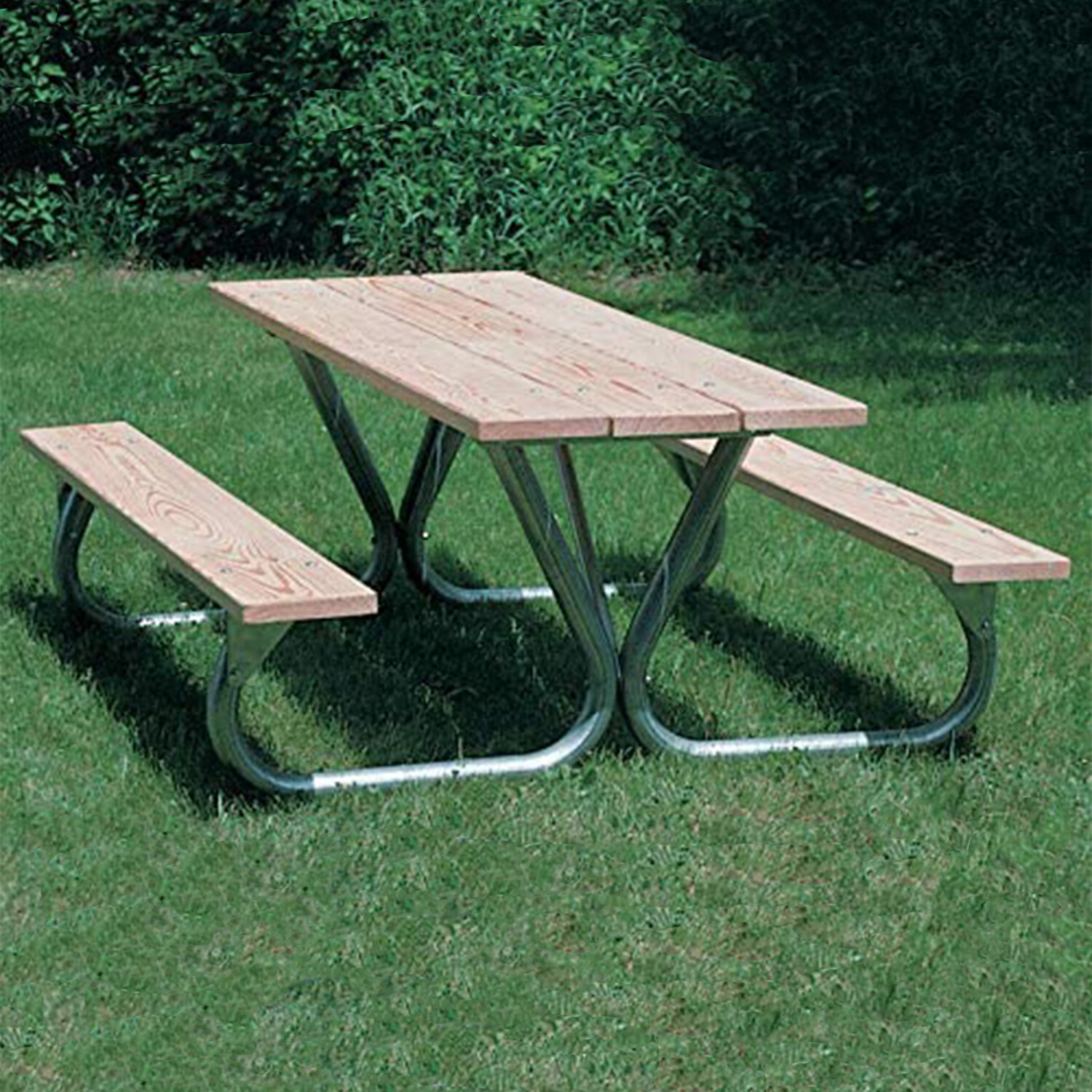 Pilot Rock 6' or 8' Outdoor Steel Non Tip Picnic Table Legs Kit (Frame ...