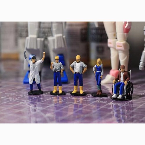 5PCS Small Size Figure 5 Persons Dr. Spike Sparkplug Carly Chip 2.2 - 2 ...