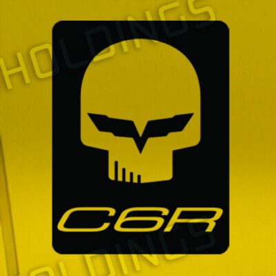 CORVETTE JAKE Skull C6R RACING Z06 decal sticker Le Mans ALMS FIA GT ...