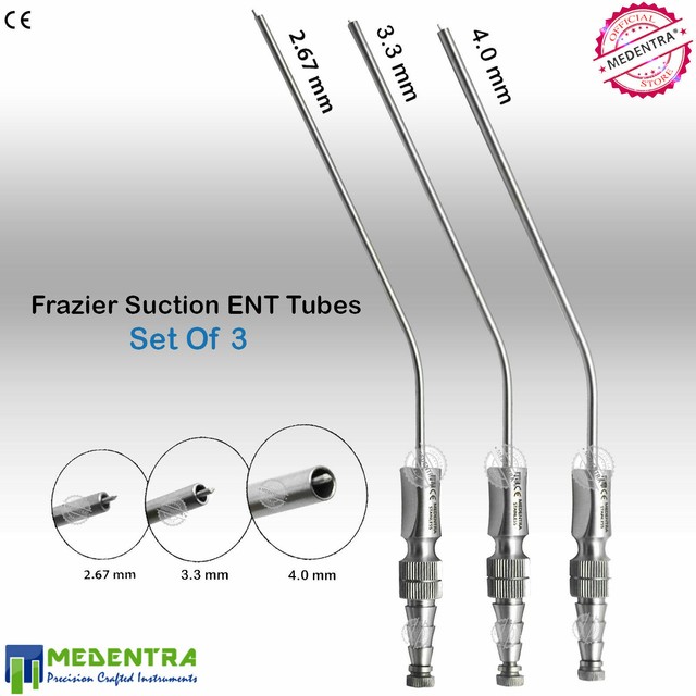 ENT Suction Tubes Pipe Cannula Frazier Aspirator Tube Multiple Tip ...