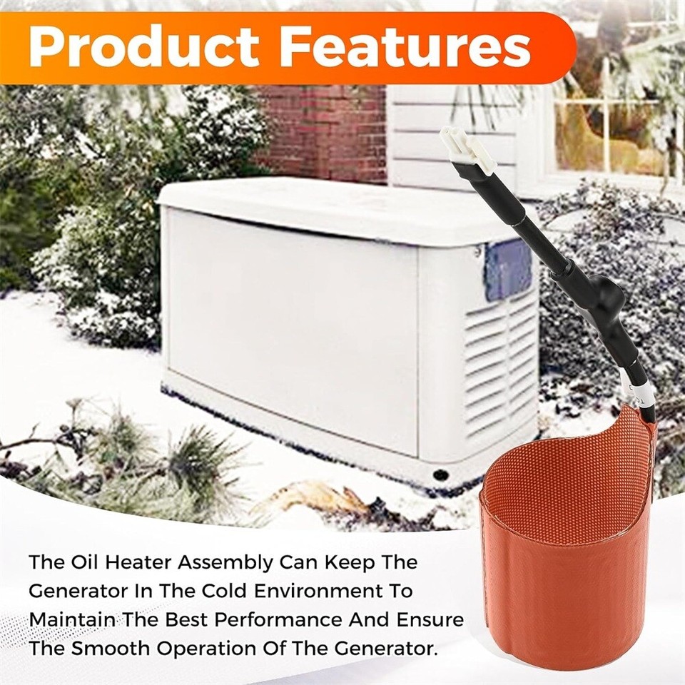 Oil Heater Outdoor Oil Filter Heating Kit Replacement Part For Generac ...