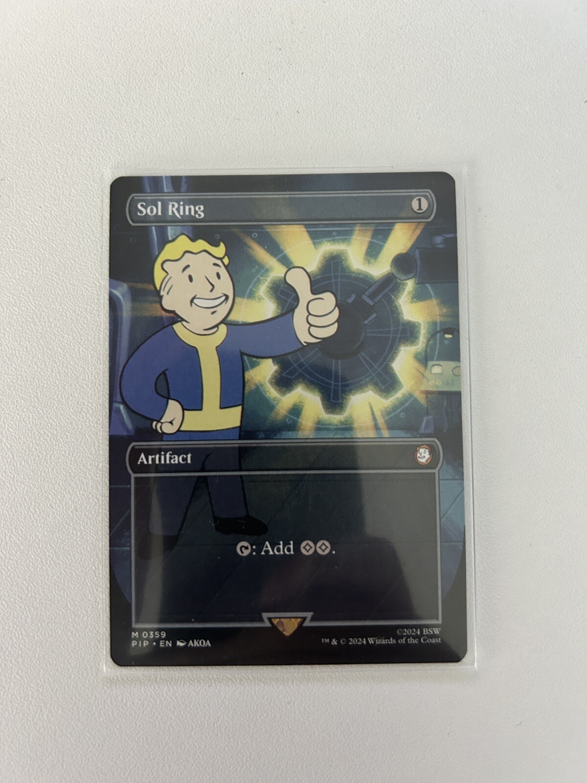 MTG Sol Ring Fallout 0359 - Borderless Art, Fallout | eBay