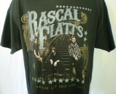 Rascal Flatts Black 2XL T-Shirt Nothing Like This Tour 2011 Cotton | eBay