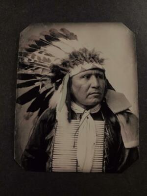 Sixth-Plate Native American SIOUX CHIEFS. c.1899 Tintype C2430RP | eBay