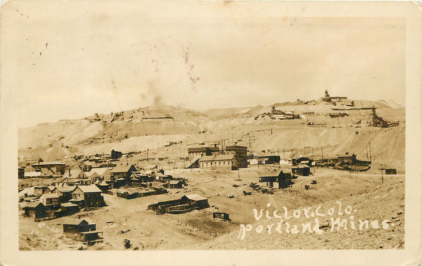 Colorado, CO, Victor, Portland Mines 1937 Real Photo Postcard | eBay